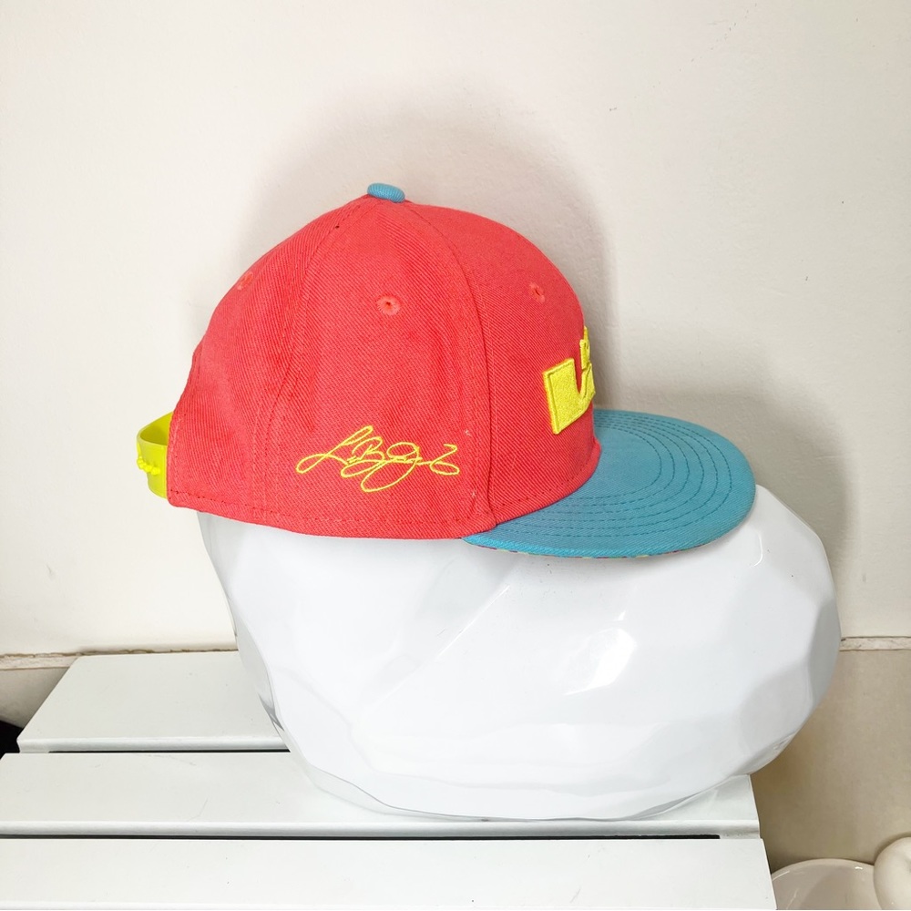 Rare Snapback Hat - Nike True Lebron James Hat Neon C… - Gem